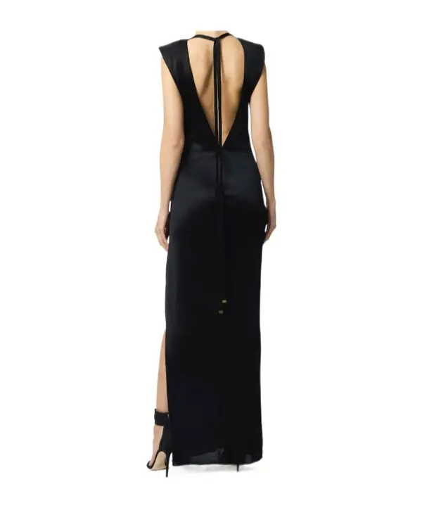 Elisabetta Franchi Draped-detail Maxi Dress