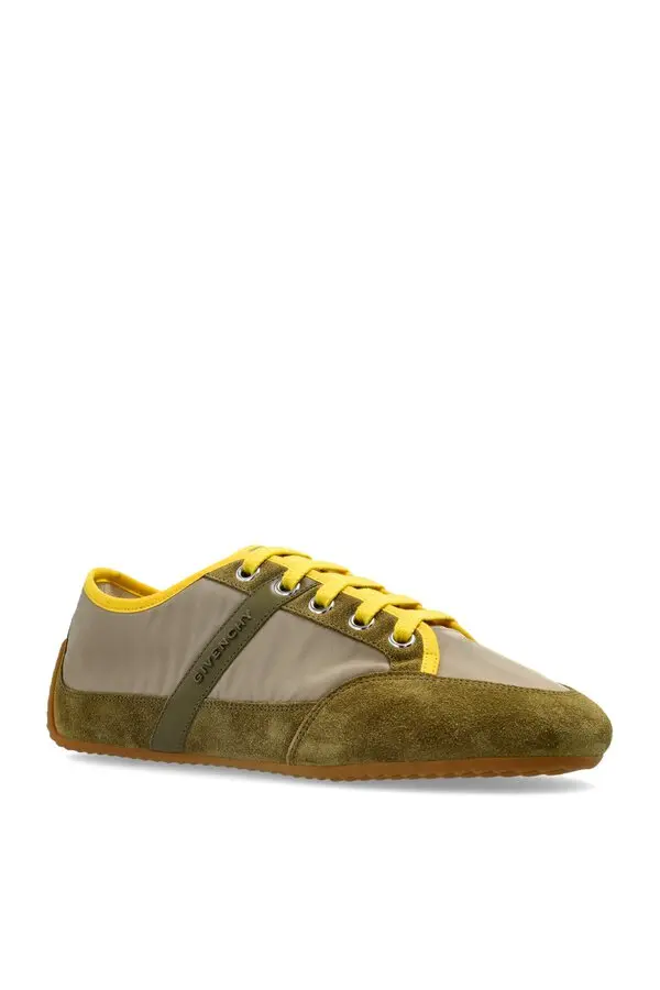Givenchy Round Toe Lace-up Sneakers - Green