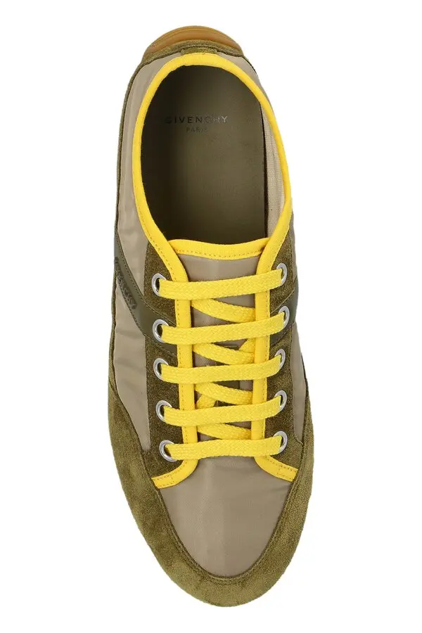 Givenchy Round Toe Lace-up Sneakers - Green