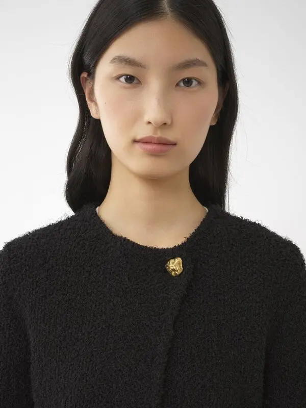 Chloé Tweed Frayed Edge Jacket