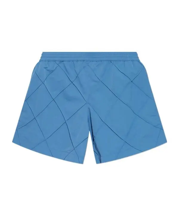 Bottega Veneta Woven Designed Swim Shorts - Blue