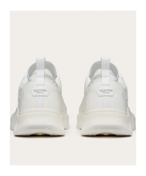 Valentino Garavani Panelled Lace-up Sneakers - White