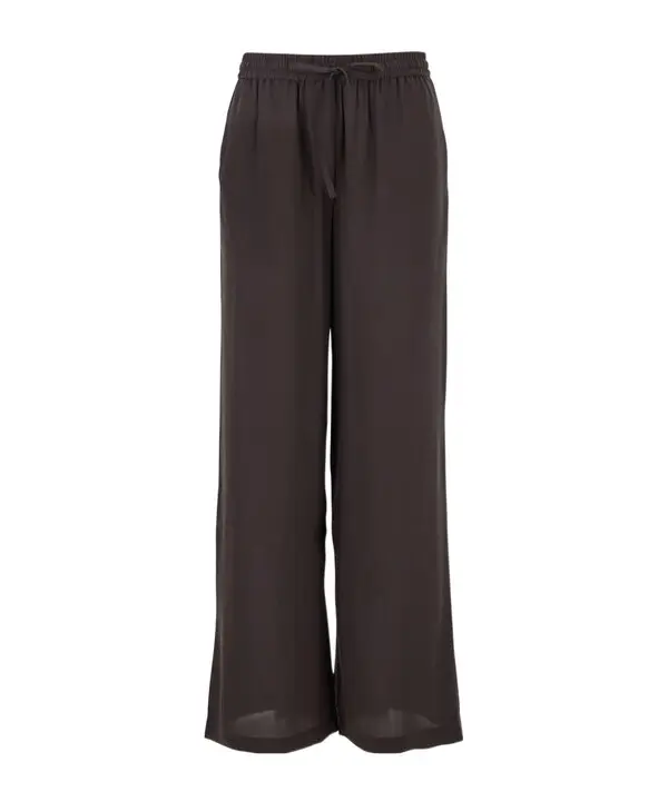P.a.r.o.s.h Drawstring Wide-leg Pants - Black