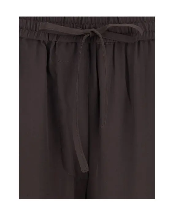 P.a.r.o.s.h Drawstring Wide-leg Pants - Black