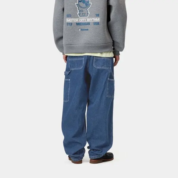 Carhartt Work In Progress Single Knee Pants - Blue