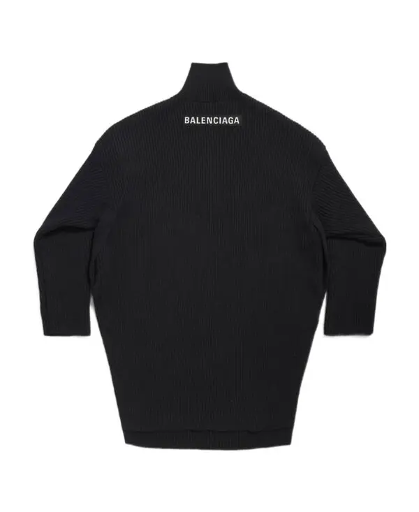 Balenciaga Half-zip High Neck Poncho