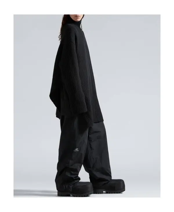 Balenciaga Half-zip High Neck Poncho
