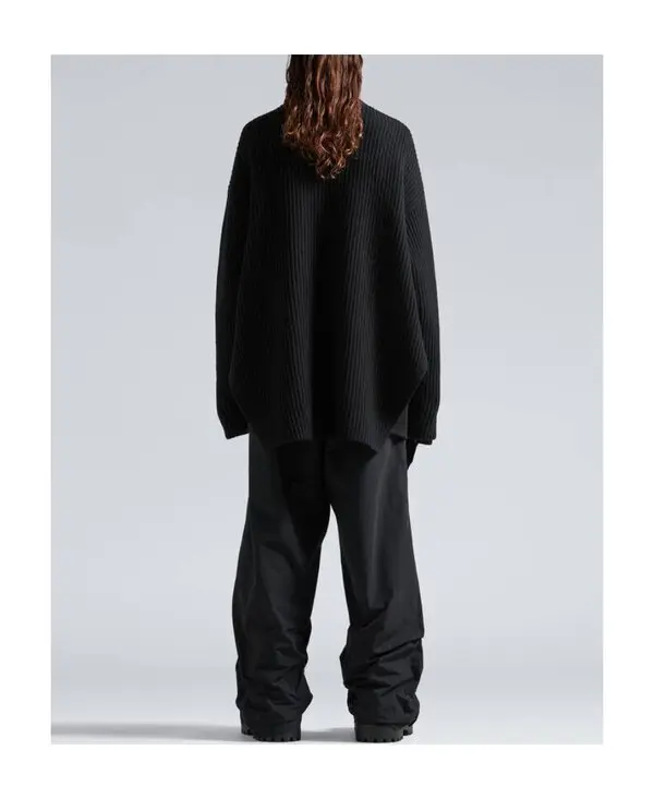 Balenciaga Half-zip High Neck Poncho