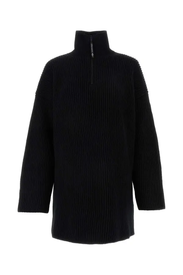 Balenciaga Half-zip High Neck Poncho