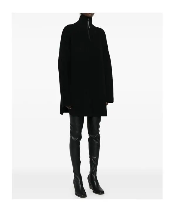 Balenciaga Half-zip High Neck Poncho
