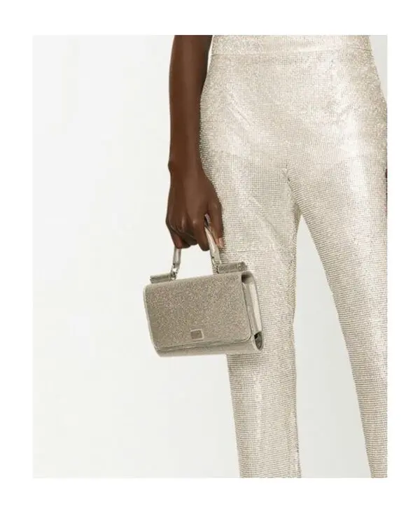 Dolce & Gabbana Embellished Phone Bag - Gray