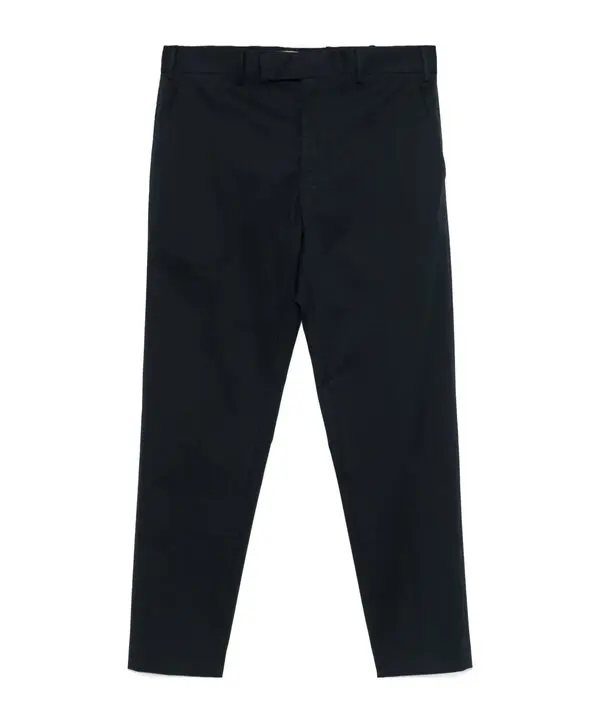 PT TORINO Pleated Zipper Casual Pants - Black