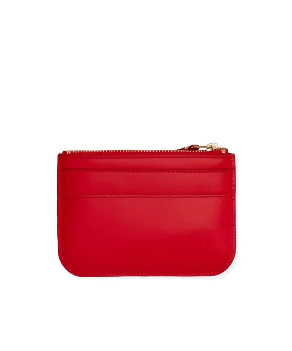 Comme Des Garçons Big Bow Zipped Purse - Red