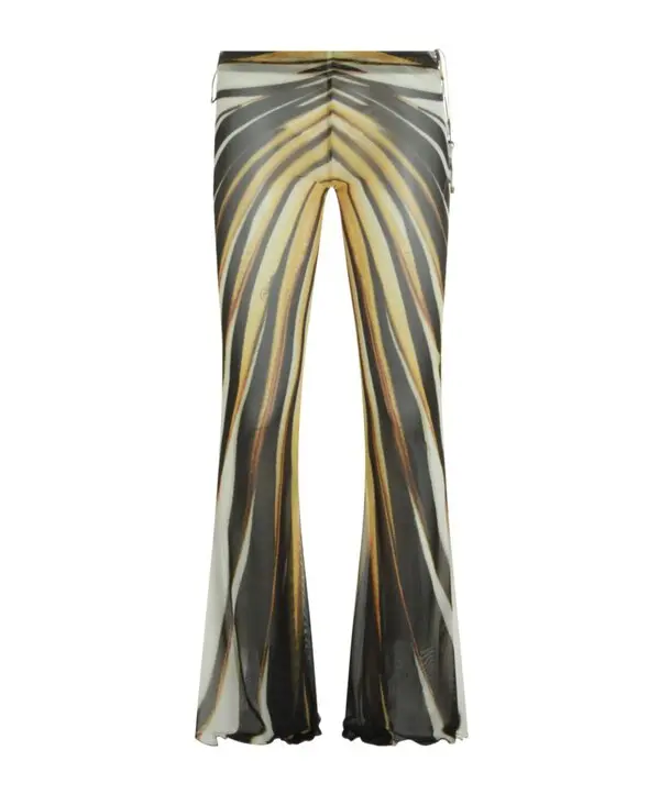 Roberto Cavalli Printed Flare Trousers