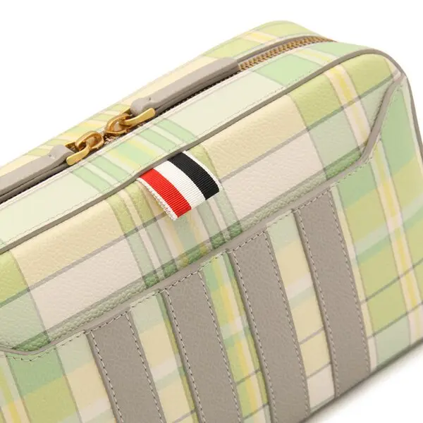 Thom Browne Plaid Check Print Belt Bag