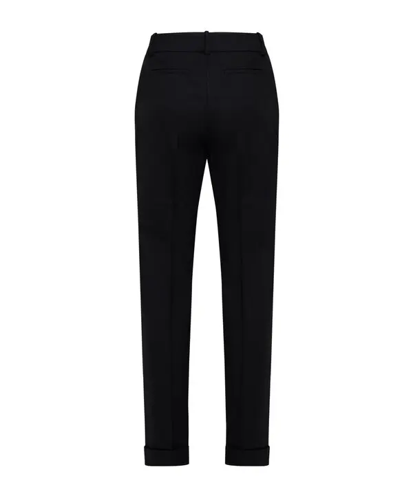 P.a.r.o.s.h Medium And High Waist Slim-fitting Straight Pants