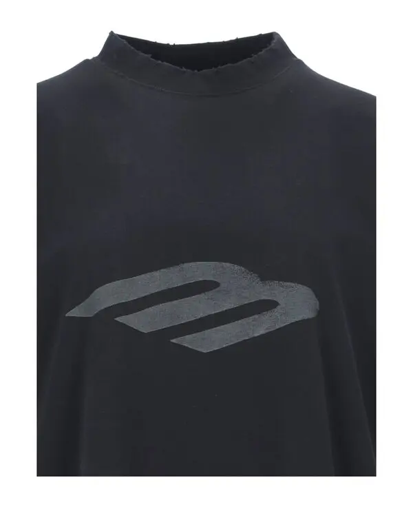 Balenciaga 3b Sport Icon Oversized T-shirt - Black