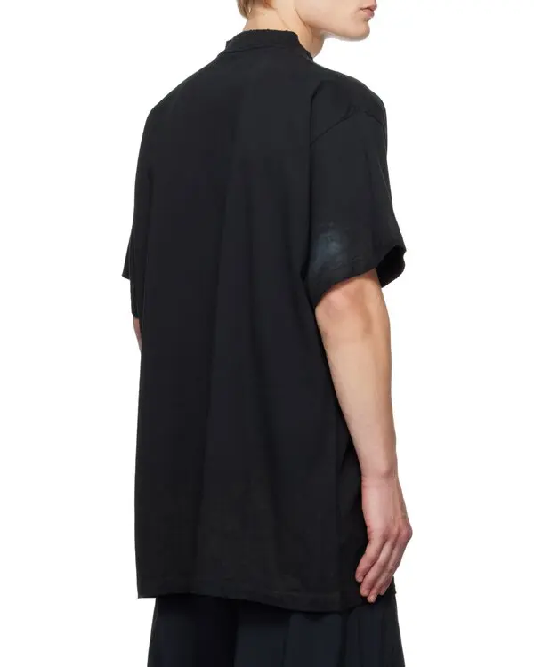 Balenciaga 3b Sport Icon Oversized T-shirt - Black