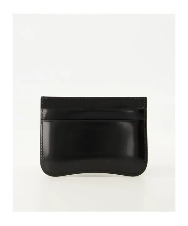 AMI Paris Logo Plaque Wallet - Black