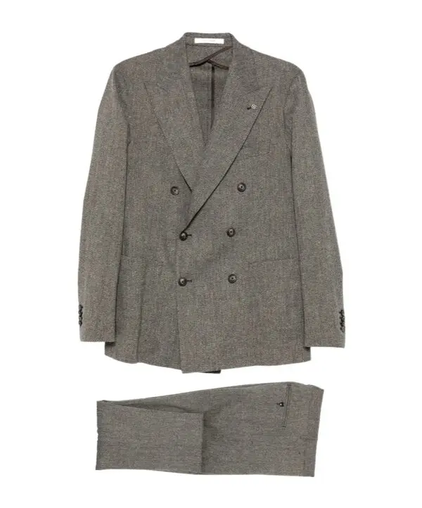 Tagliatore Long-sleeved Suit - Grey