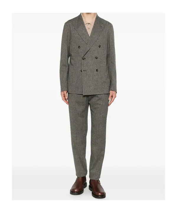 Tagliatore Long-sleeved Suit - Grey