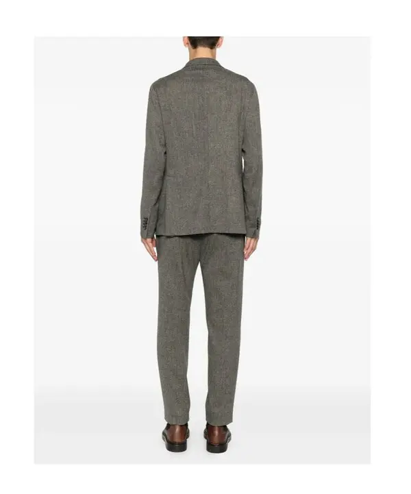 Tagliatore Long-sleeved Suit - Grey