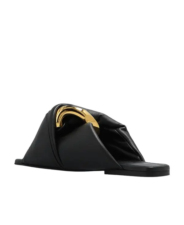 J.W.ANDERSON Chain Detail Leather Slides