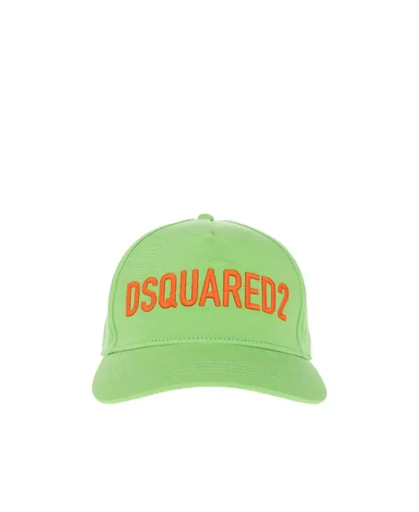 Dsquared2 Logo Embroidered Baseball Cap - Green