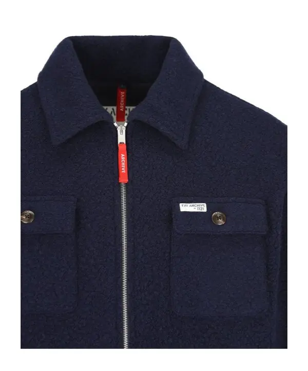 FAY Zip-up Shirt Jacket