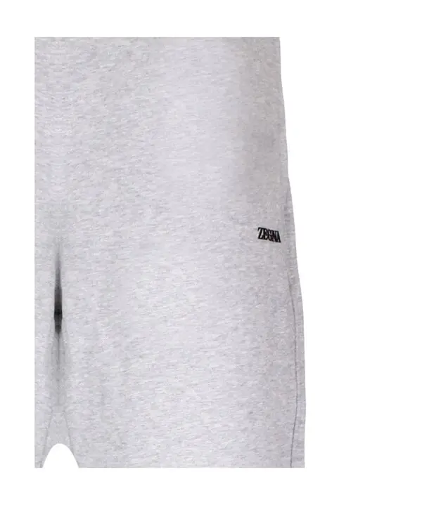 Zegna Rubberised-logo Track Pants - White