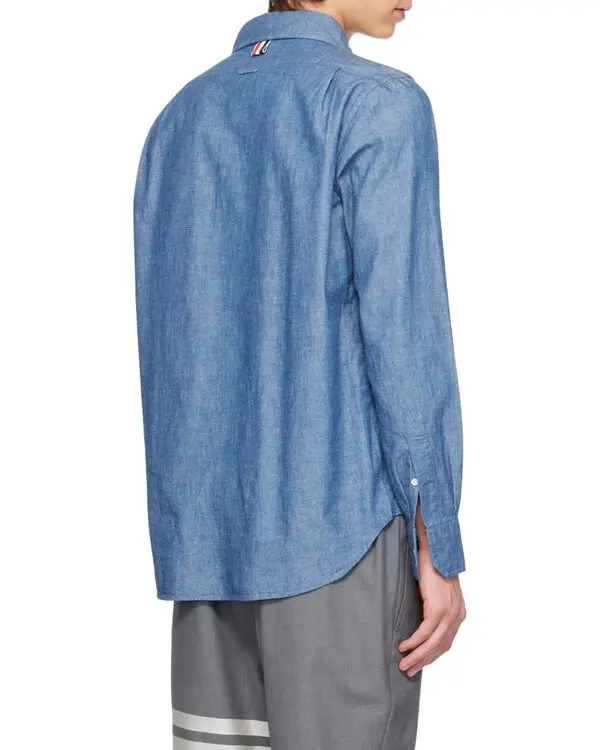 Thom Browne 4-bar Long Sleeved Shirt
