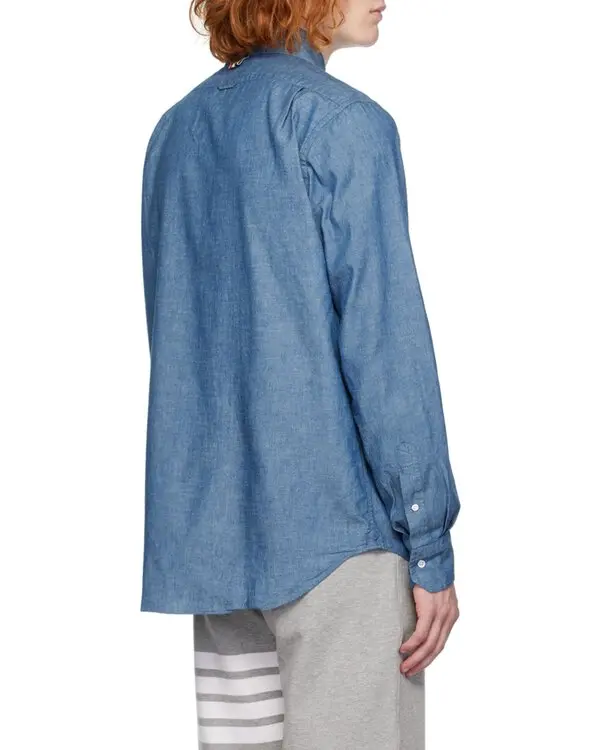 Thom Browne 4-bar Long Sleeved Shirt