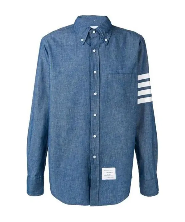 Thom Browne 4-bar Long Sleeved Shirt