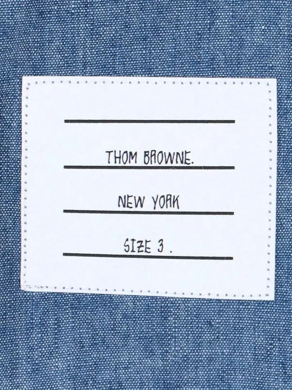 Thom Browne 4-bar Long Sleeved Shirt