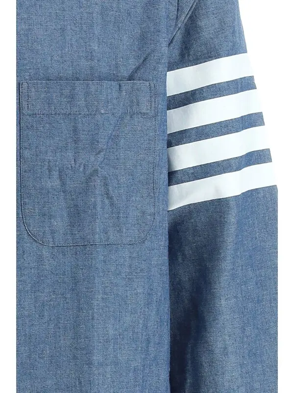 Thom Browne 4-bar Long Sleeved Shirt