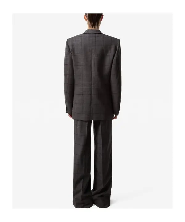Coperni Double-breasted Tailored Jacket With Notch Lapel And Buckle Detail