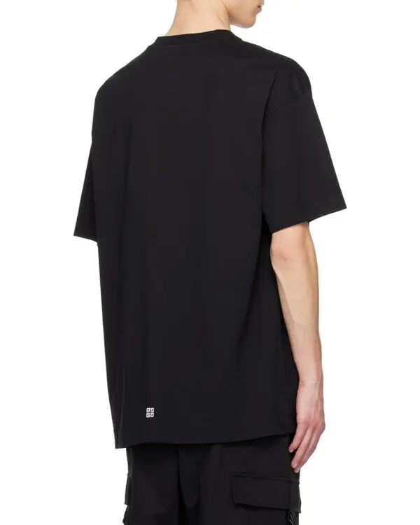Givenchy Crest Logo Embroidered T-shirt