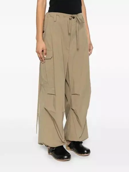 P.a.r.o.s.h Cargo Pants With Drawstring Waist - Green