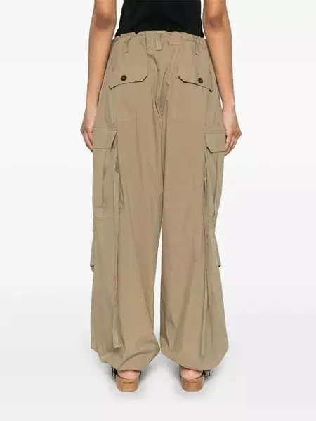 P.a.r.o.s.h Cargo Pants With Drawstring Waist - Green