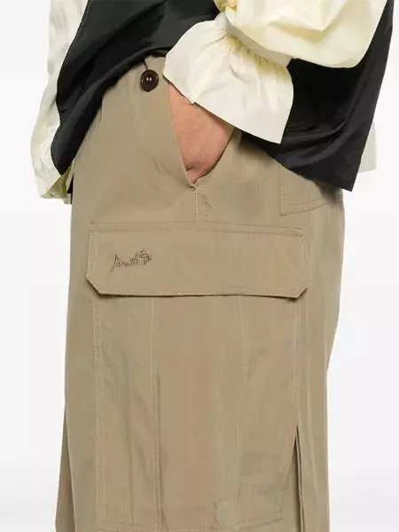 P.a.r.o.s.h Cargo Pants With Drawstring Waist - Green