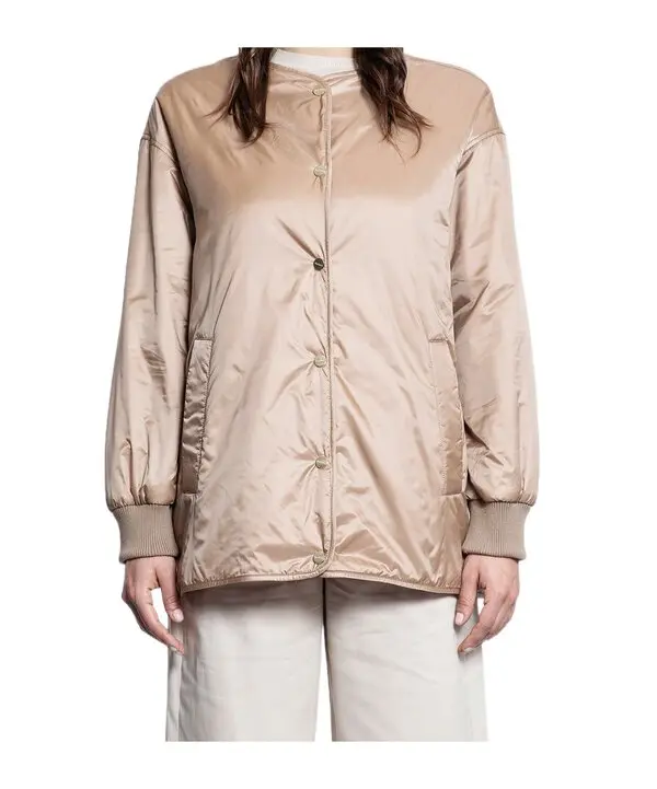 Max Mara Long-sleeved Cotton Jacket