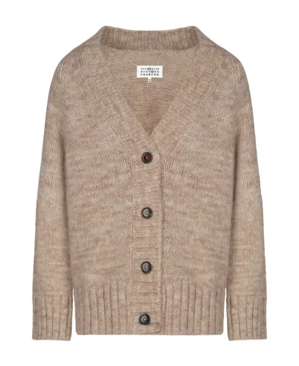 MAISON MARGIELA V-neck Buttoned Cardigan - No