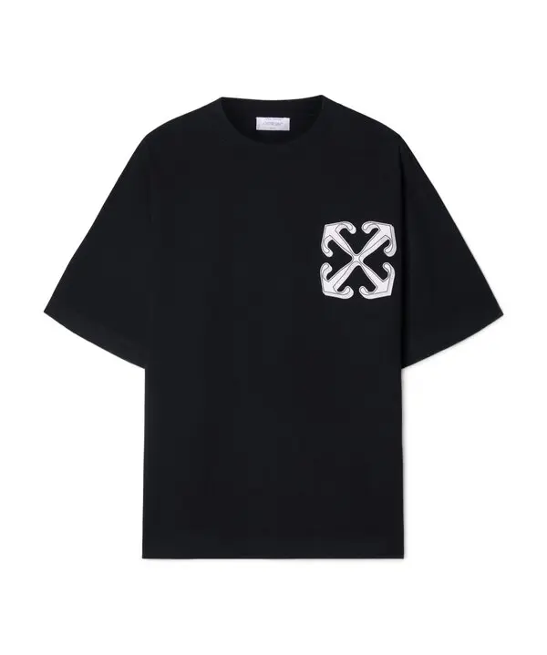 Off-White Graphic Printed Crewneck T-shirt