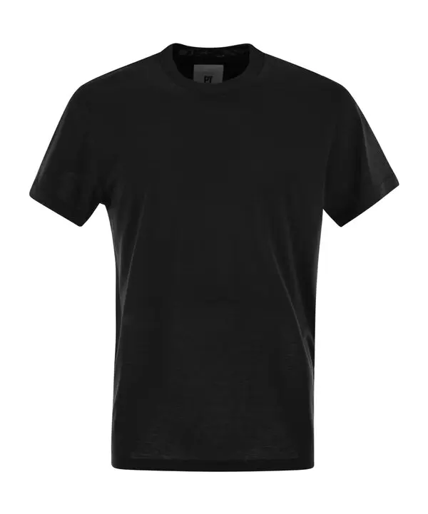 PT TORINO Plain Lightweight Crewneck T-shirt
