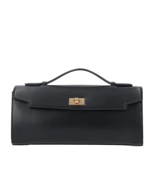 ANYA HINDMARCH Turnlock Shoulder Bag - Black