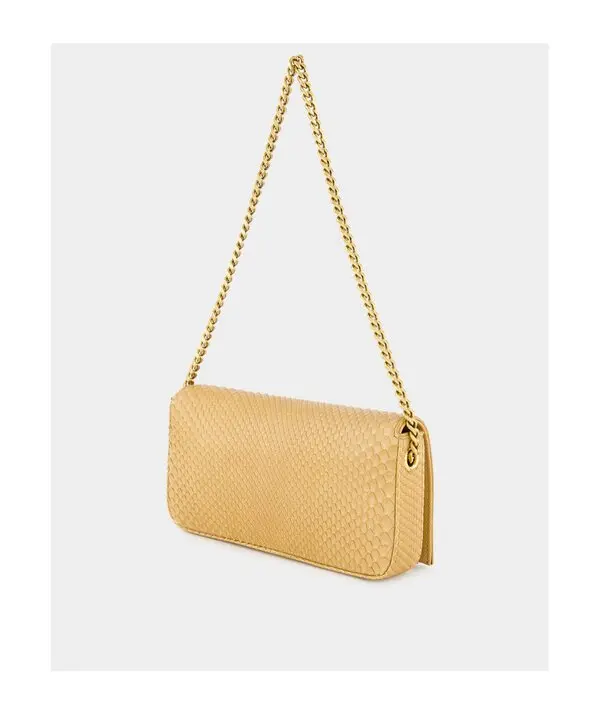 Saint Laurent Kate Shoulder Bag - Beige