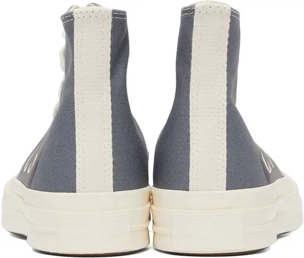 Play Comme Des Garcon Comme Des Garçons Play X Converse Big Heart High-top Sneakers - Gray