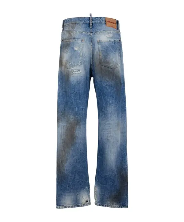 Dsquared2 Light Dirty Wash Loose Twist Jeans
