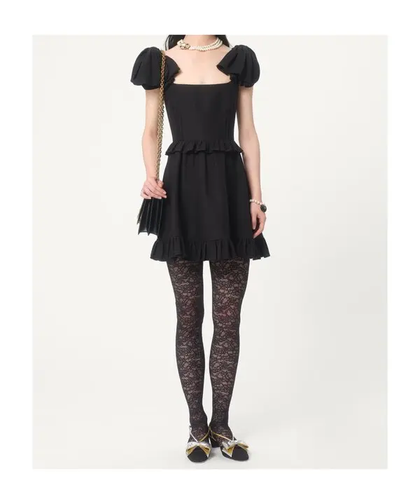 Valentino Garavani Bow Detail Mini Dress