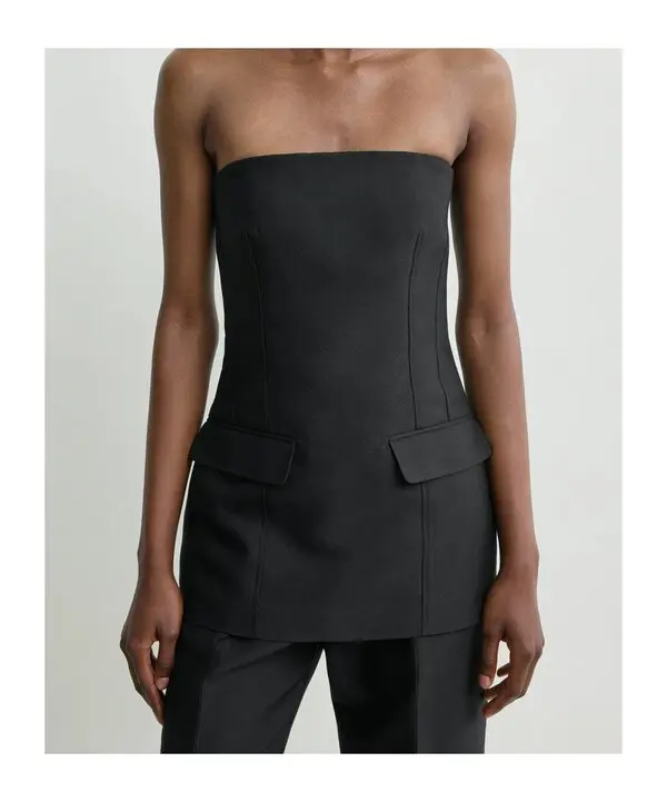 TOTEME Strapless Pocket Top
